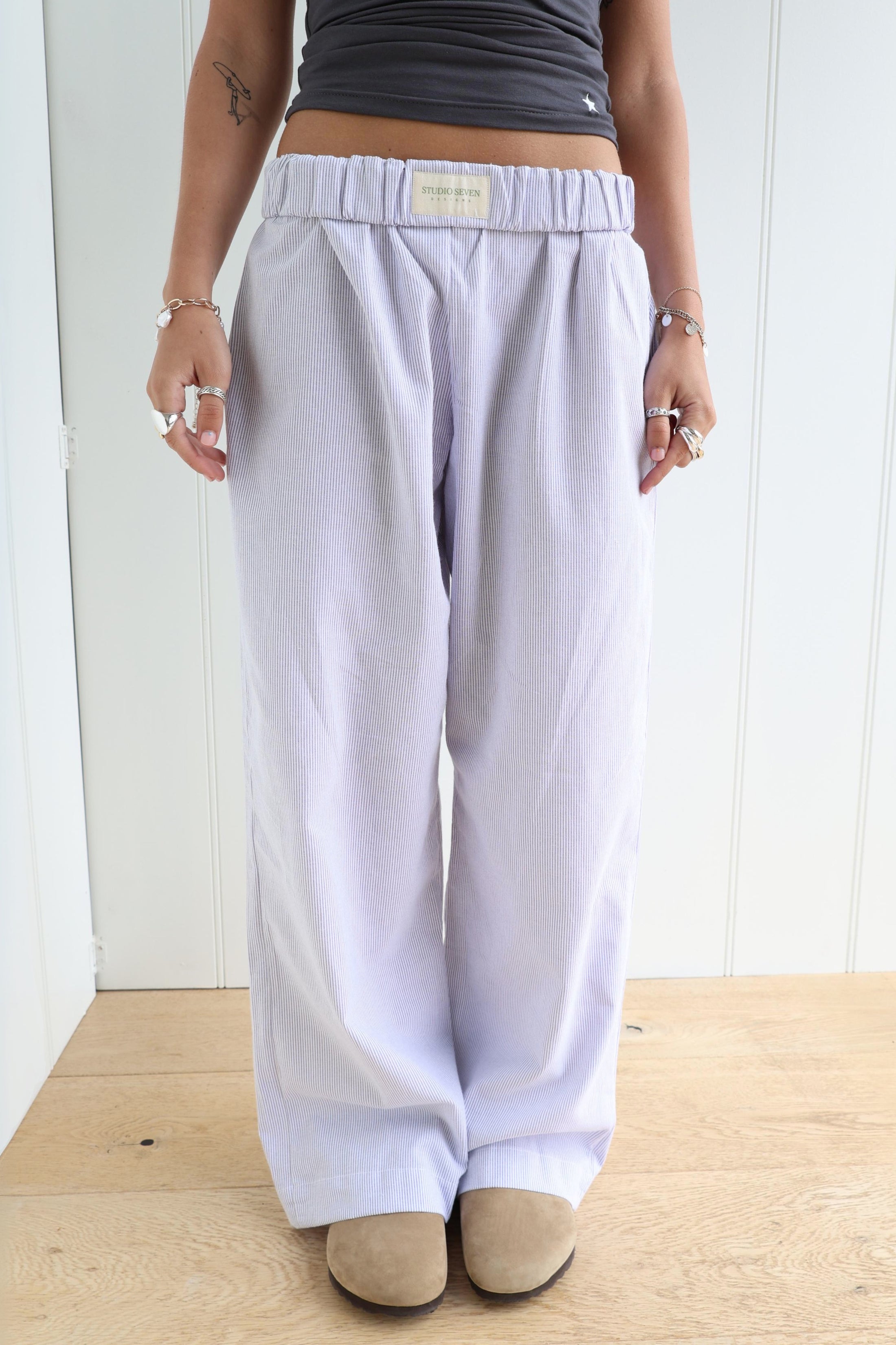 Lila lounge Pants Blue – Studio Seven Designs